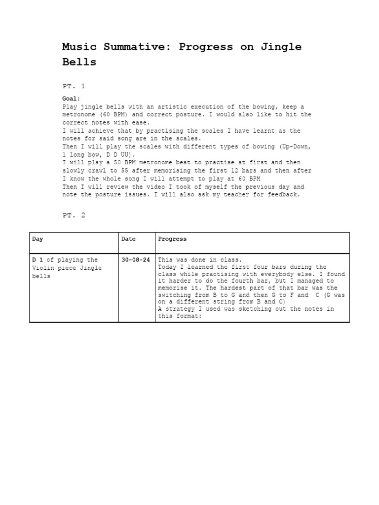Music Summative Task 2 and 3 | PDF | Violin | Musicology
