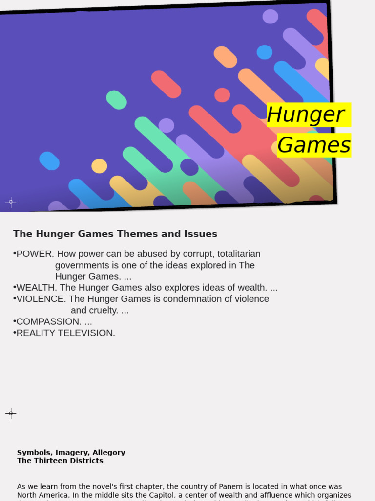 Imagery of Power in Hunger Games | PDF | The Hunger Games