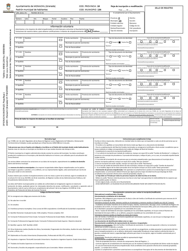 solicitud_alta_modificacion_padron_formulario | PDF
