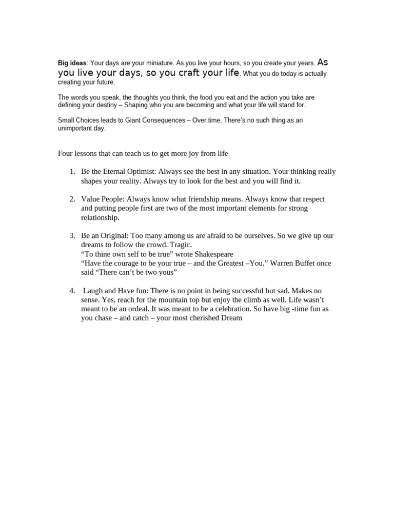 The Greatness Guide | PDF