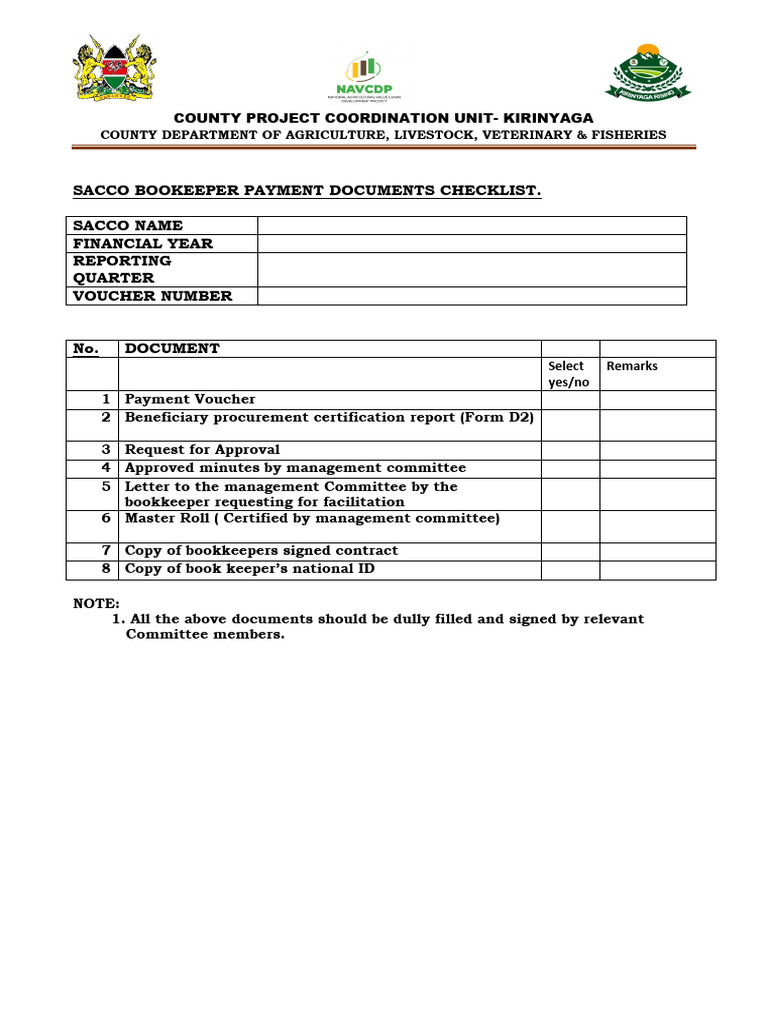 SALARY checklist( navcdp) | PDF
