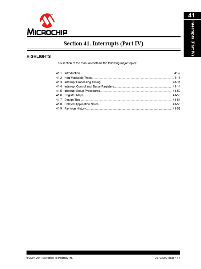 Alternate Interrupt Vector Table | PDF | Central Processing Unit ...