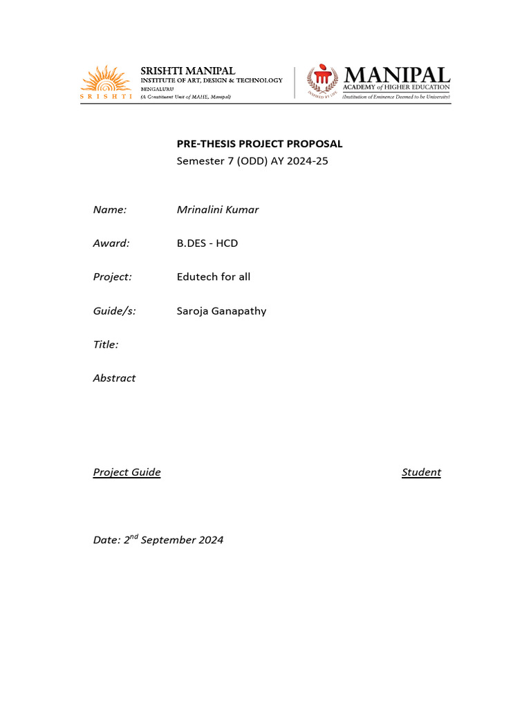 Project Proposal - XR in Education | PDF | Learning | Learning Styles