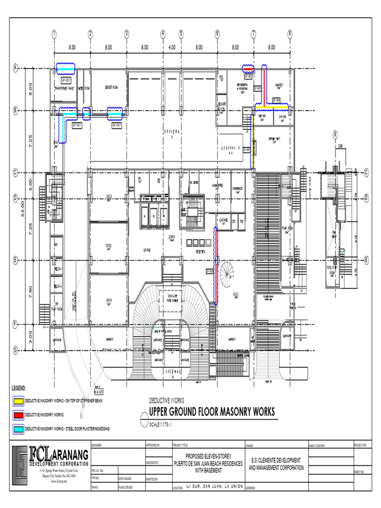 Masonry Deductive Works Attachment Plan | PDF | Real Estate ...