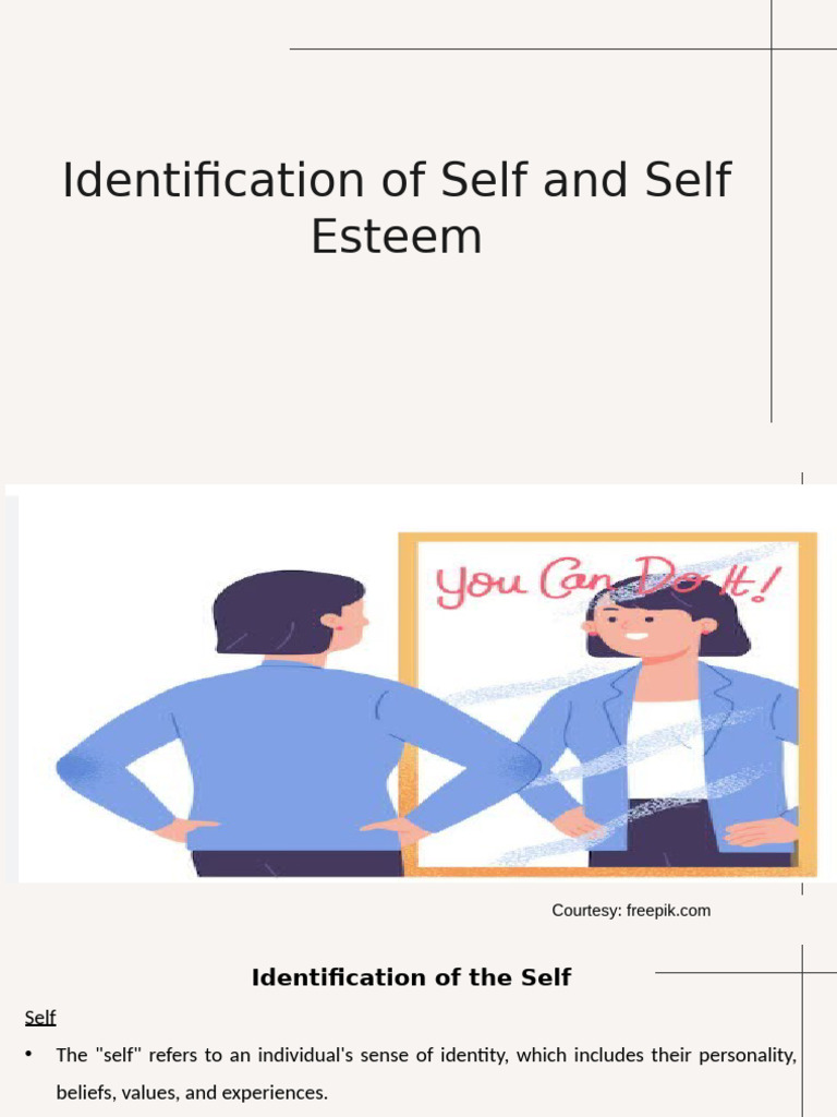 Identification of Self and Self Esteem | PDF | Self Esteem | Self Concept