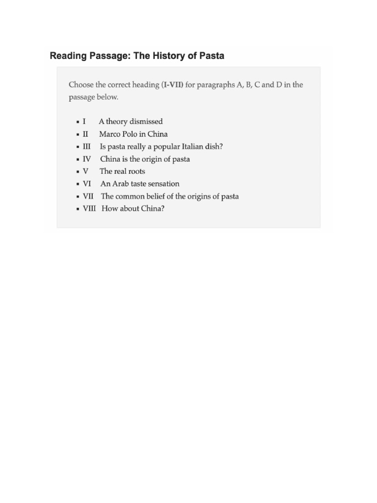 Ielts Reading Unit 3 - Homework | PDF