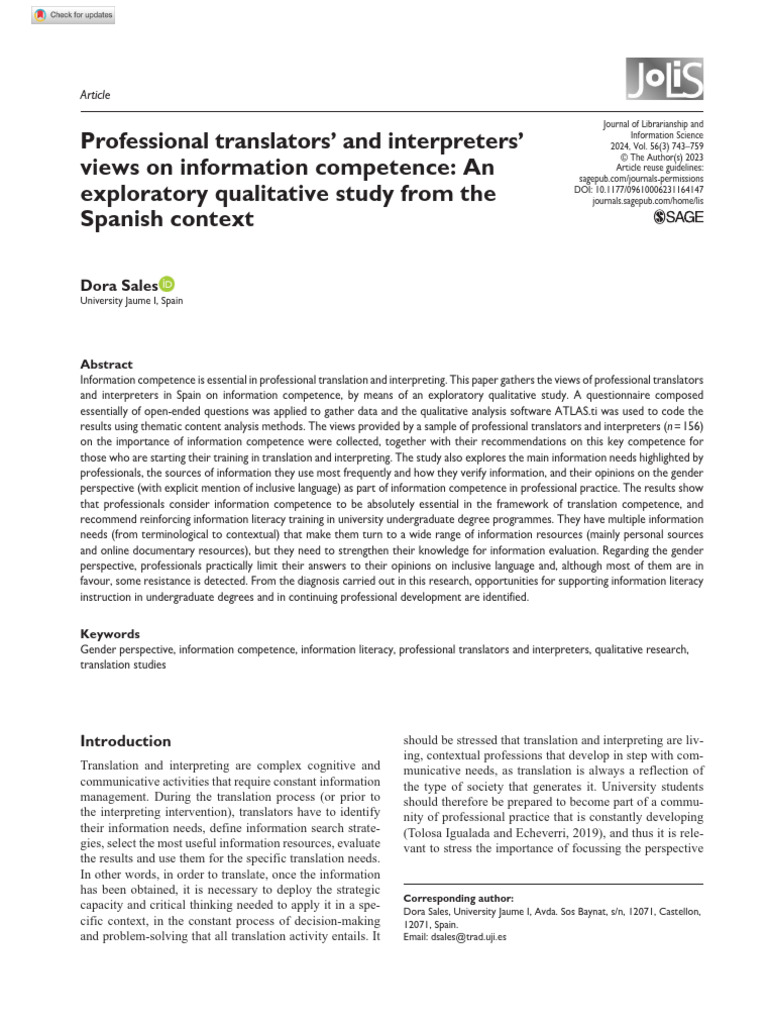 Views On Information Competence | PDF | Qualitative Research | Human ...