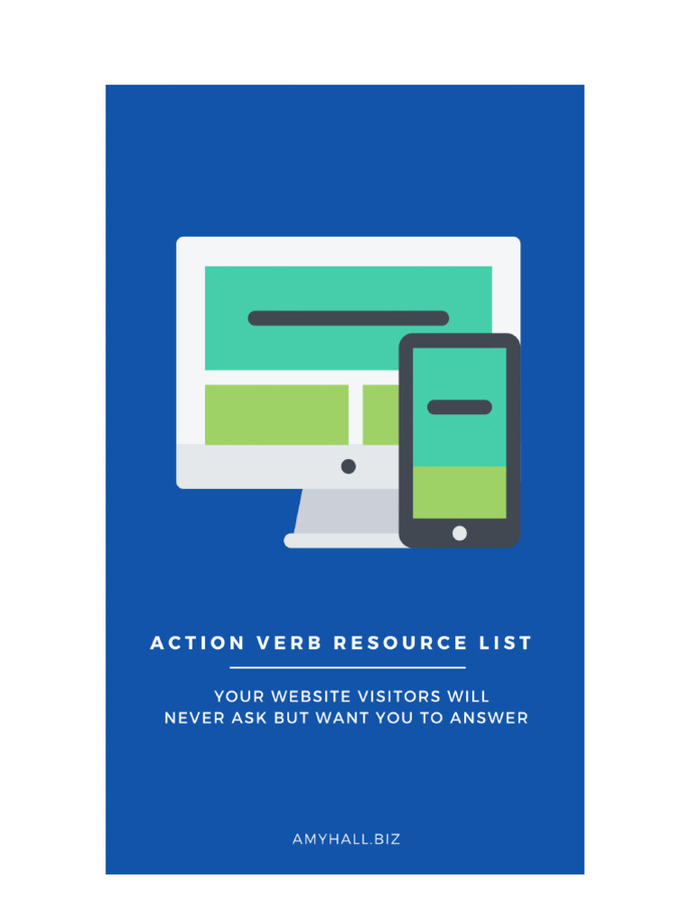 Action Verb Resource List | PDF | Adjective | Copywriting