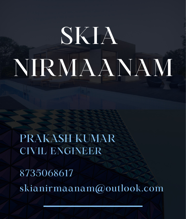 Skia Nirmaanam - Visiting Card | PDF