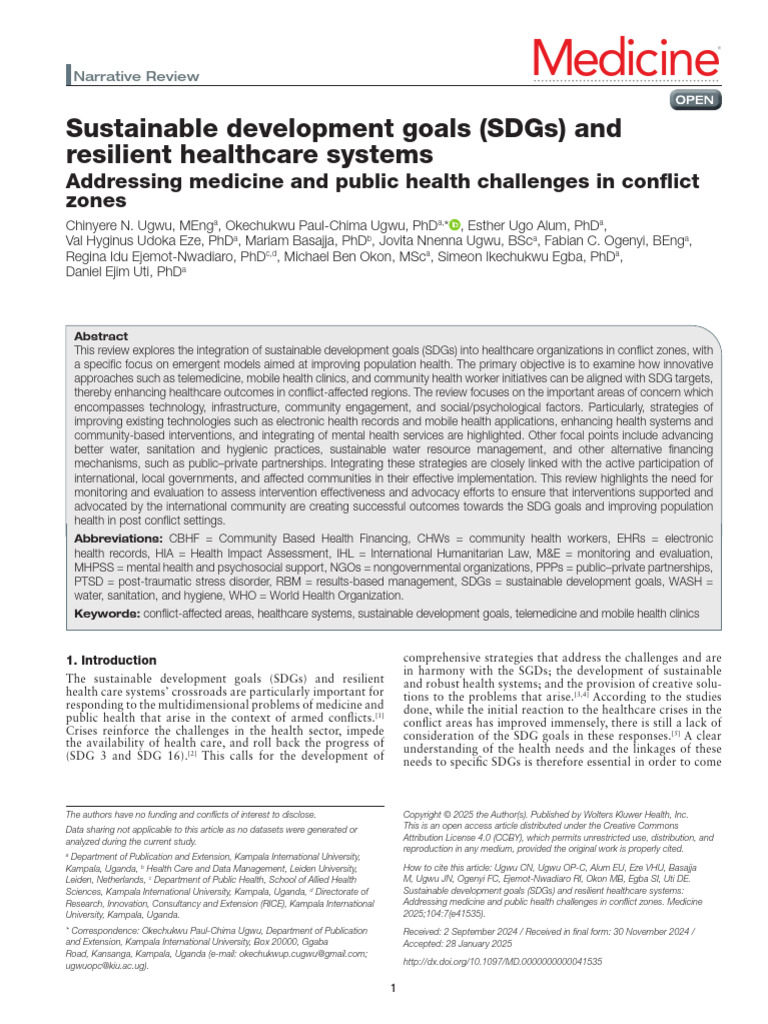 resilient healthcare systems Addressing medicine and public health ...