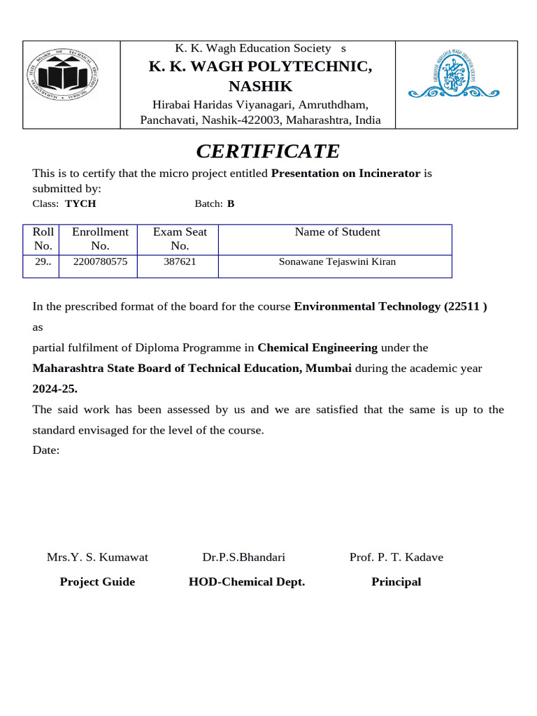 Epc Report Pdf Incineration Combustion