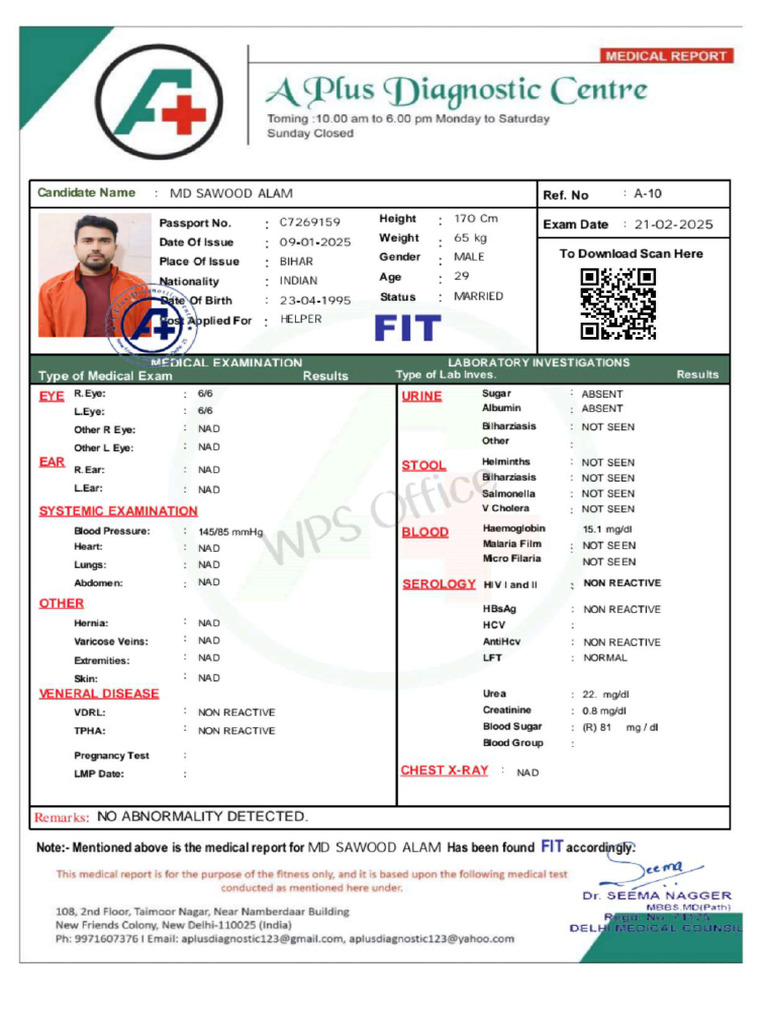 MD Sawood Alam 1 | PDF