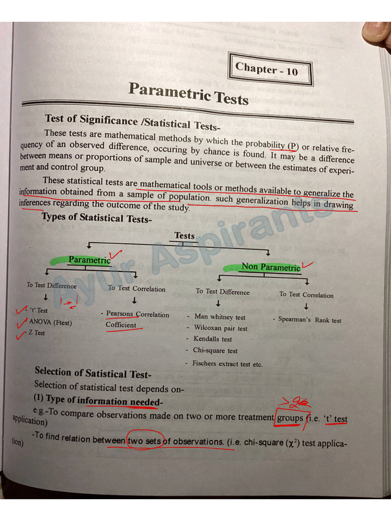 Parametric Test | PDF