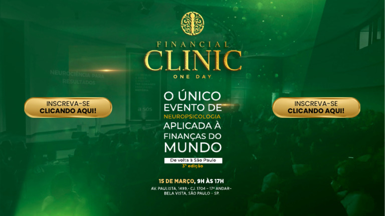 Inscrição para Financial Clinic 3ª Edição | PDF