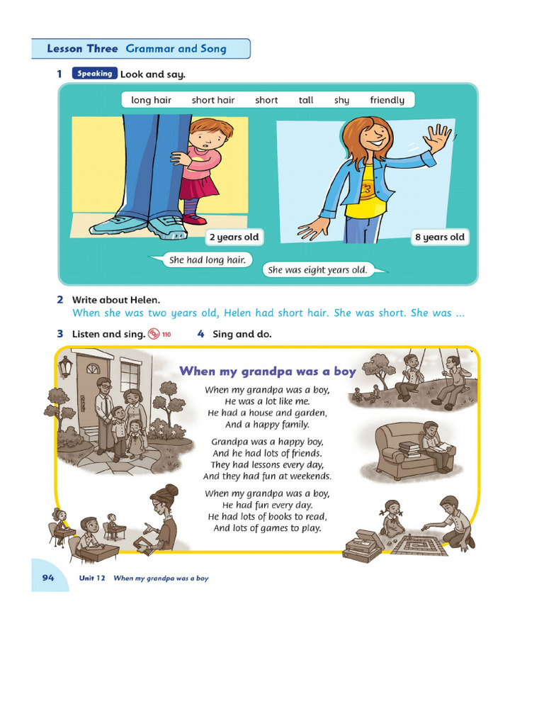 Family and Friends 3 Class Book - U12 - L3 | PDF