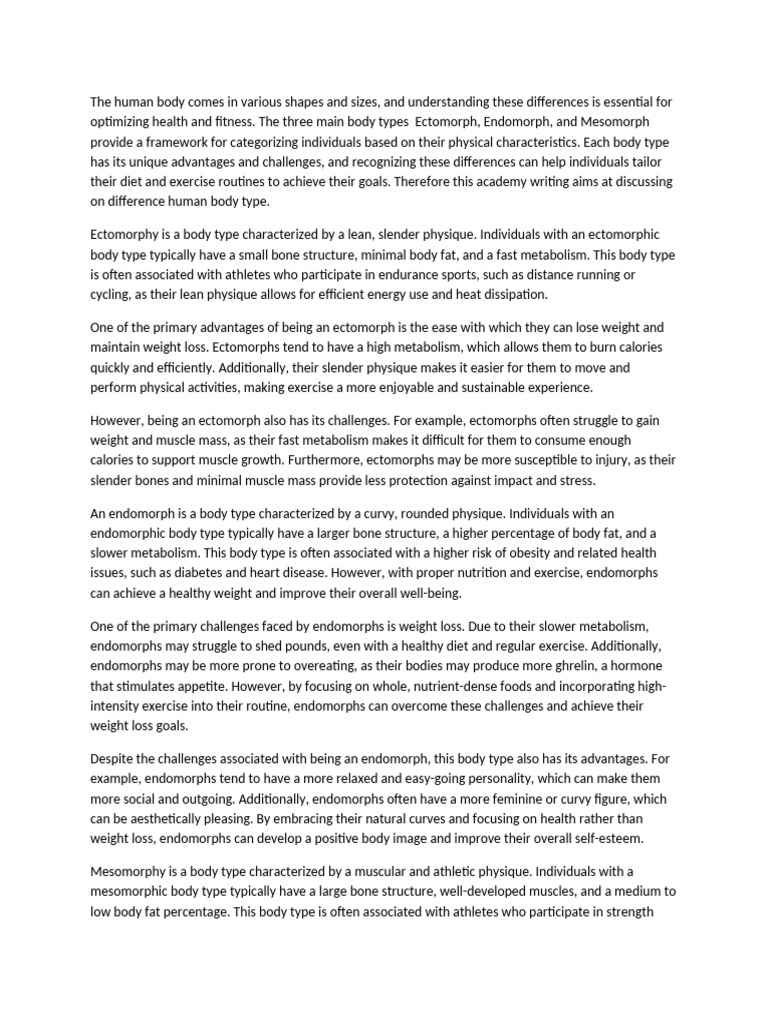 The Human Body-WPS Office | PDF | Physical Fitness | Strength Training