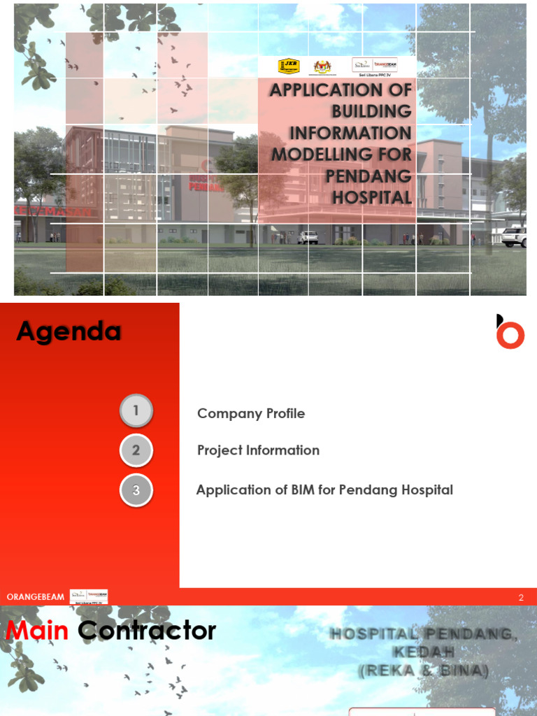 Application of BIM For Pendang Hospital | PDF | Civil Engineering | Building Technology