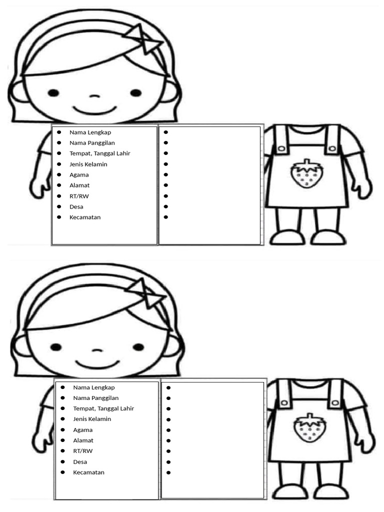 LKPD Identitas Diri | PDF