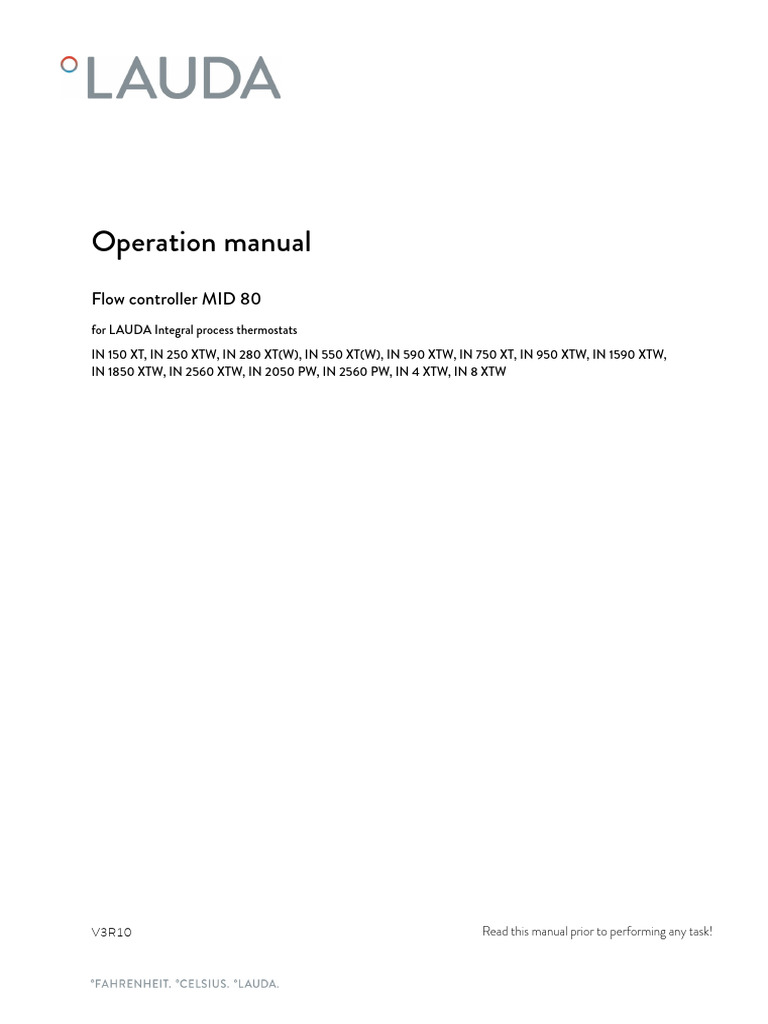 Q5WT QA13-005 Flow Controller MID80 V3R10 EN Translation | PDF | Heat ...