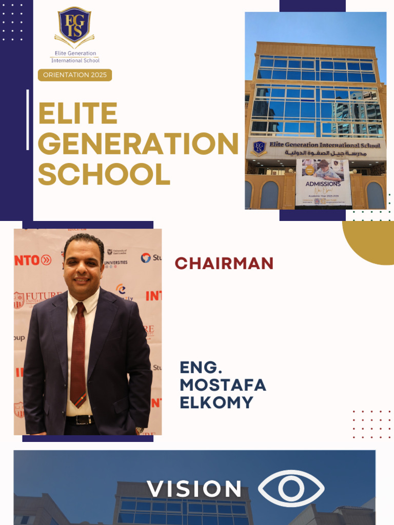 Elite Generation School Orientation 1 | PDF | Teachers | Learning