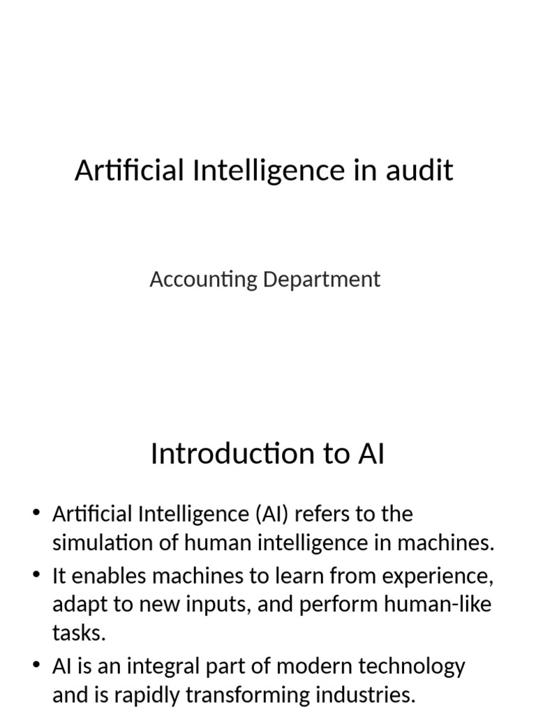 AI - in - Business Presentation | PDF