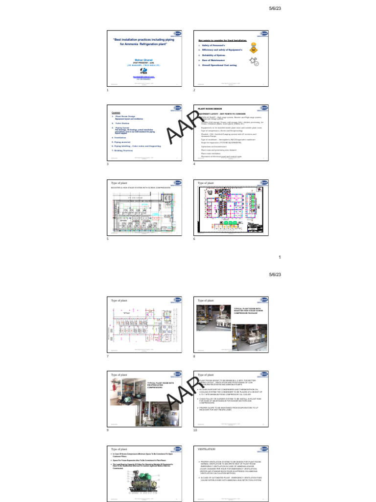AAR Best Installation Practices by Mohan Gharad Vadodara 04 05 2023 Compatibility Mode | PDF ...