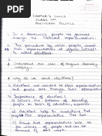Handwritten Notes Class 10 Political Parties | PDF