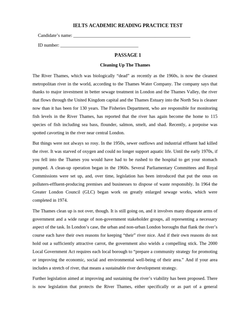 Ielts Academic Reading Practice Test Pdf Odor Deer 7659