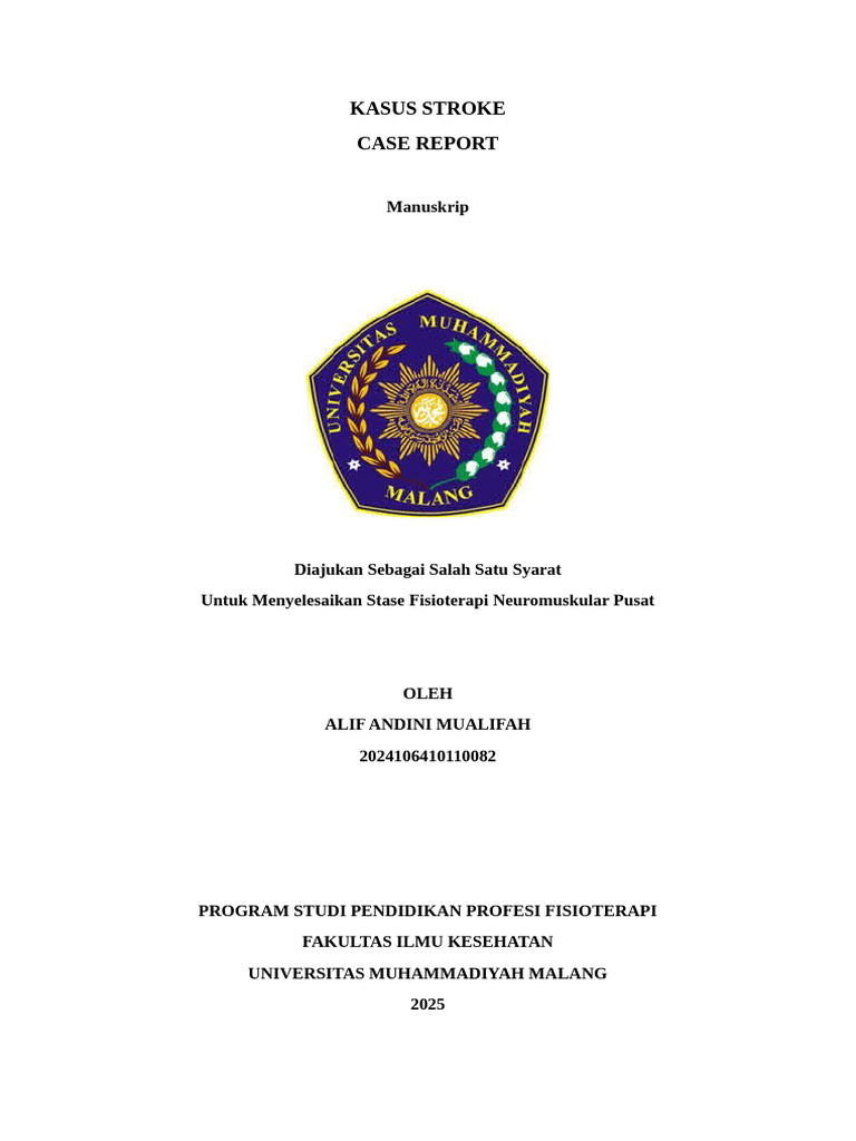 Manuskrip Neuro Pusat Alif Andini Mualifah - 082 | PDF