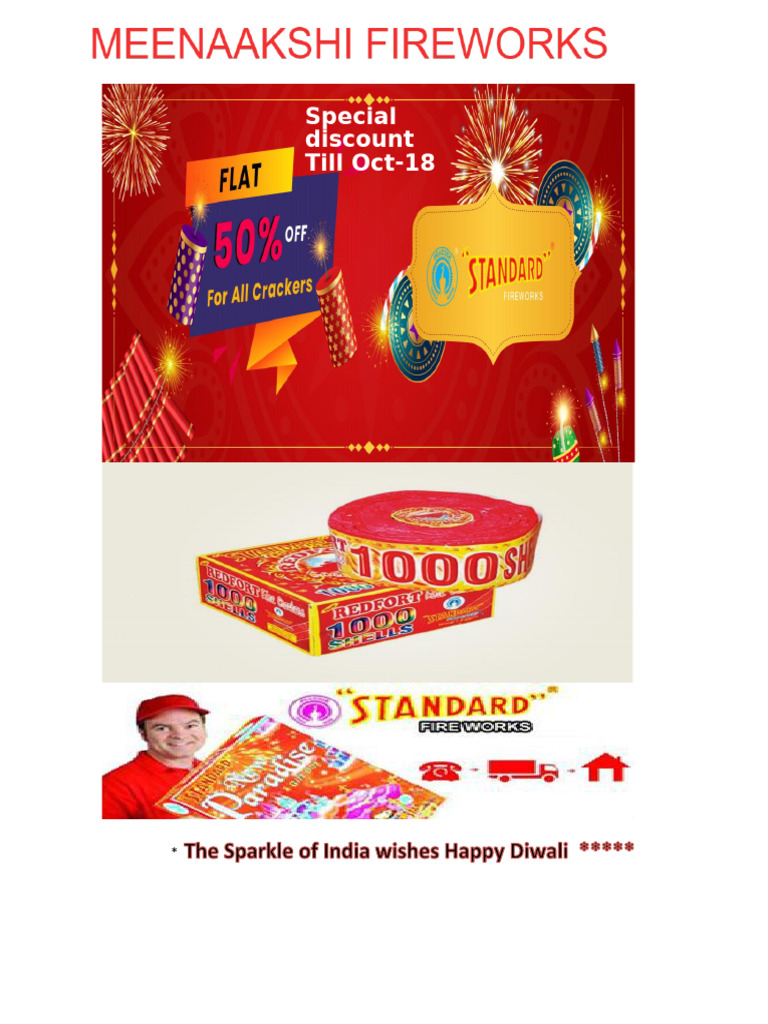 Standard Fireworks Price List 2024 | PDF