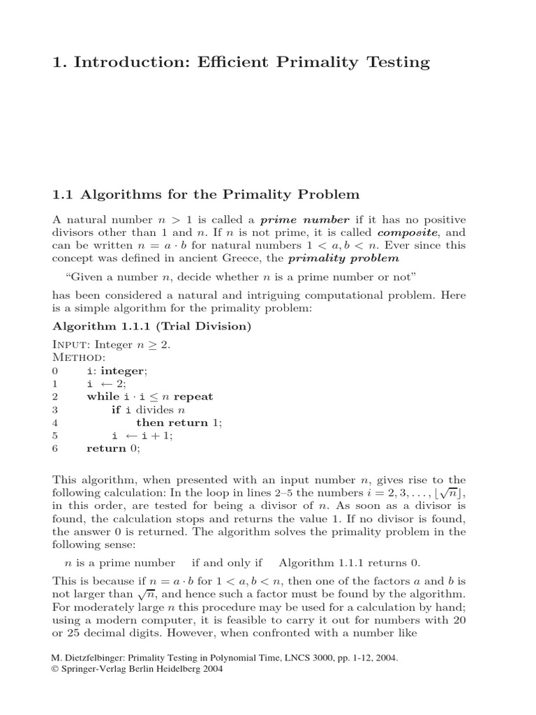 Chaper 1 | PDF | Prime Number | Mathematics