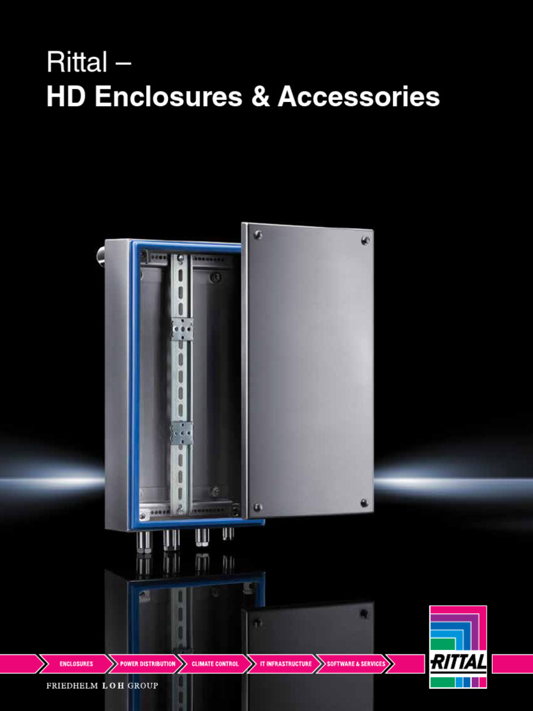 HD Enclosures & Accessories: Rittal | PDF | Silicone | Door