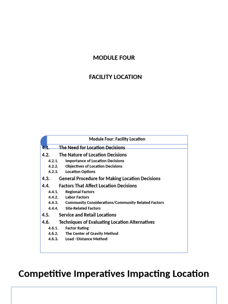 Chapter 4. Facility Location | PDF | Labour Economics | Market (Economics)