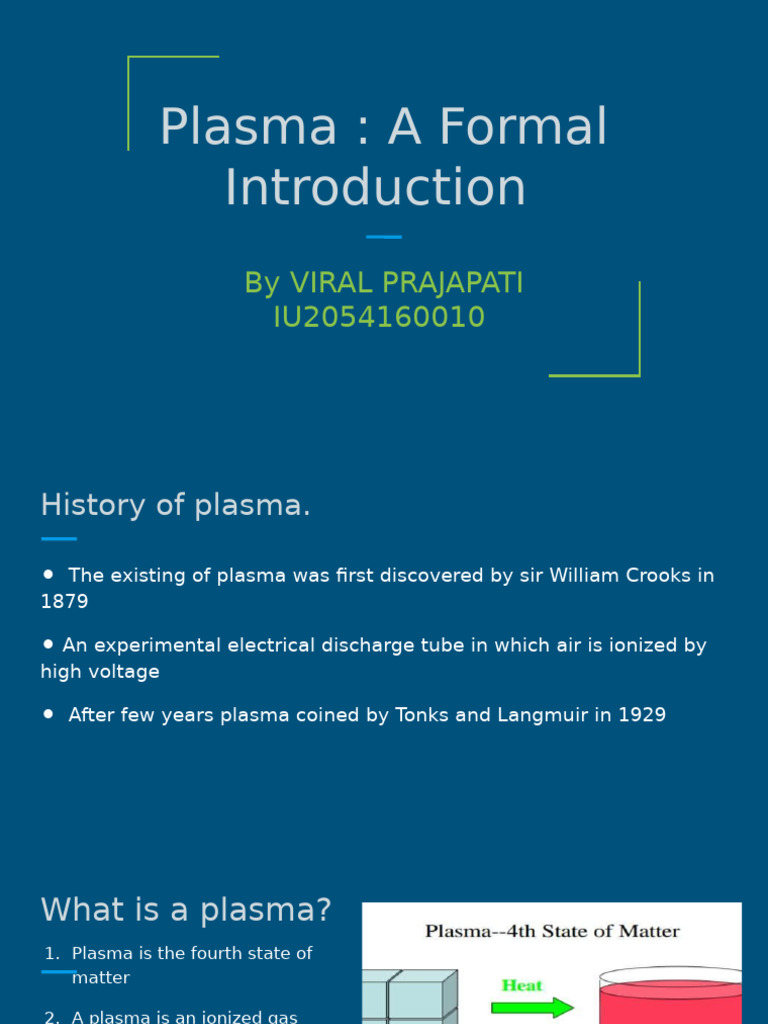 PLASMA (1) | PDF | Plasma (Physics) | Electromagnetism