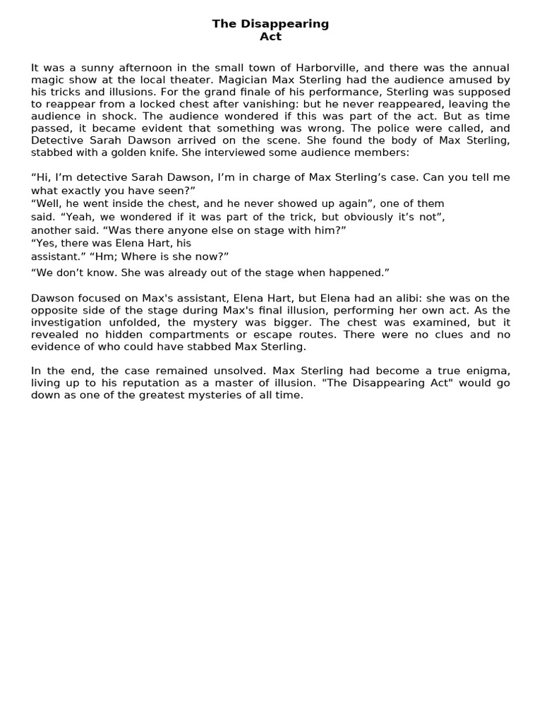 Whodunit stories - 2nde (3) | PDF