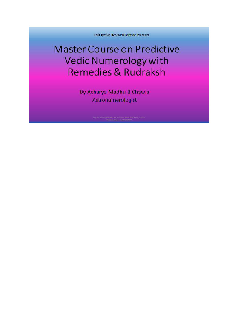 Vedic Intro by Madhu Bala Chawla | PDF