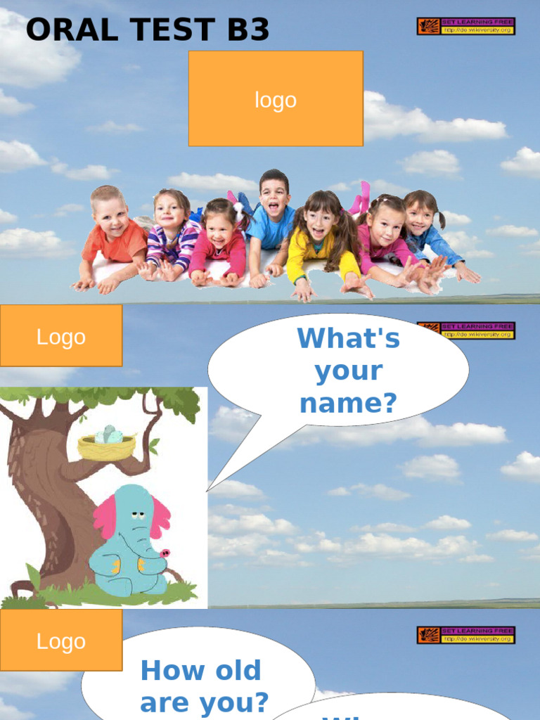 Oral Test B3: Basic Questions Guide | PDF