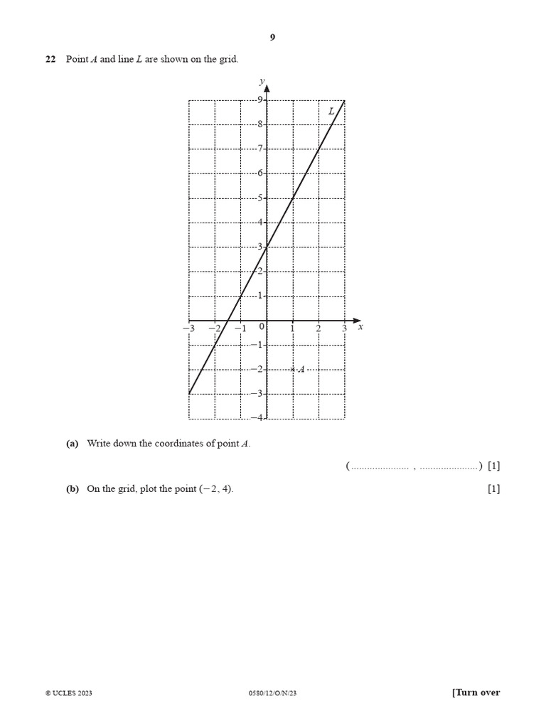 Coordinate Geometry Questions | PDF