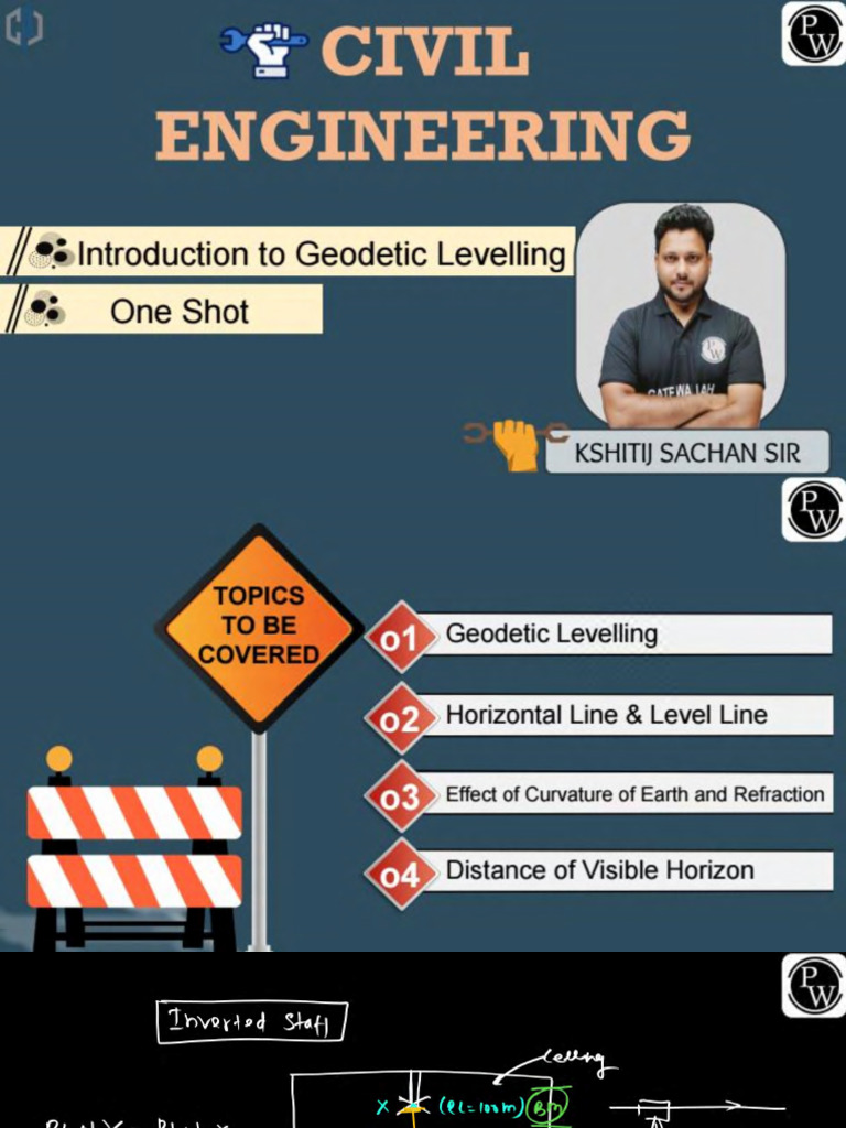 Introduction to geodetic levelling (One Shot) : Class Notes | PDF
