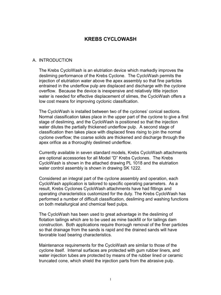 63 Krebs Cyclowash | PDF