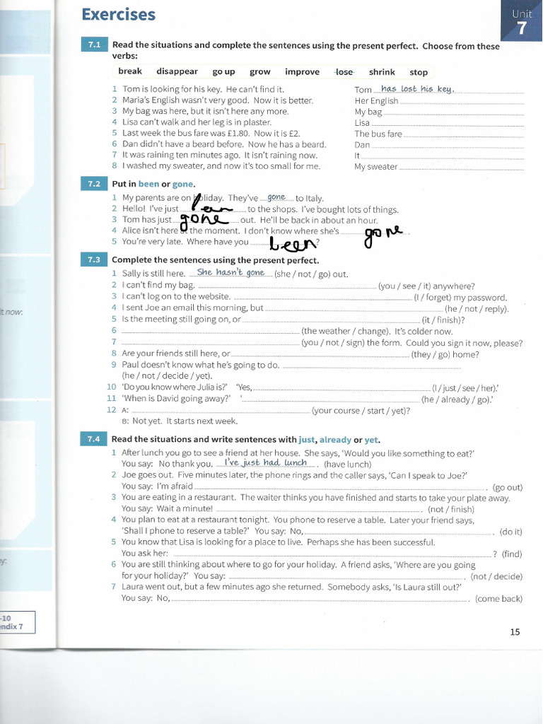 Present Perfect 2 | PDF