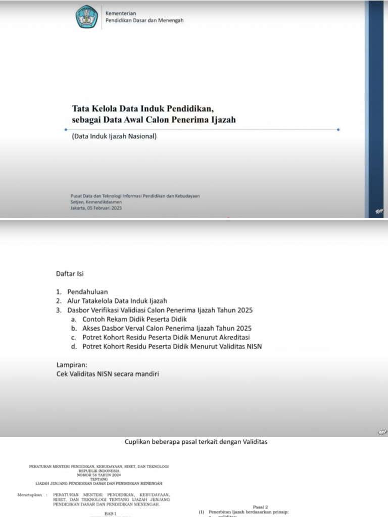 sosialisasi e-ijazah pusdatin | PDF