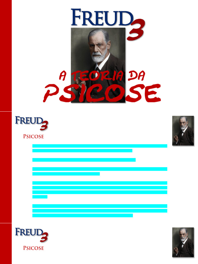 Psicose e Narcisismo na Teoria Freudiana | PDF | Sigmund Freud | Psicose