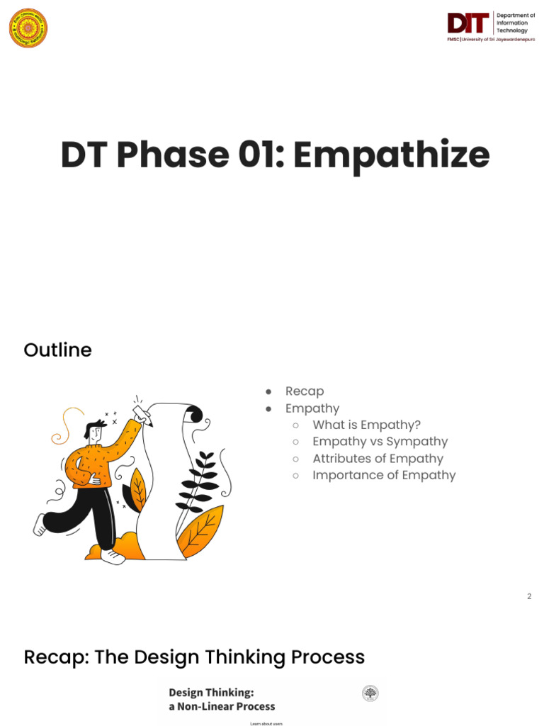 ITC 3383 - DT Phase 01 - Empathize | PDF