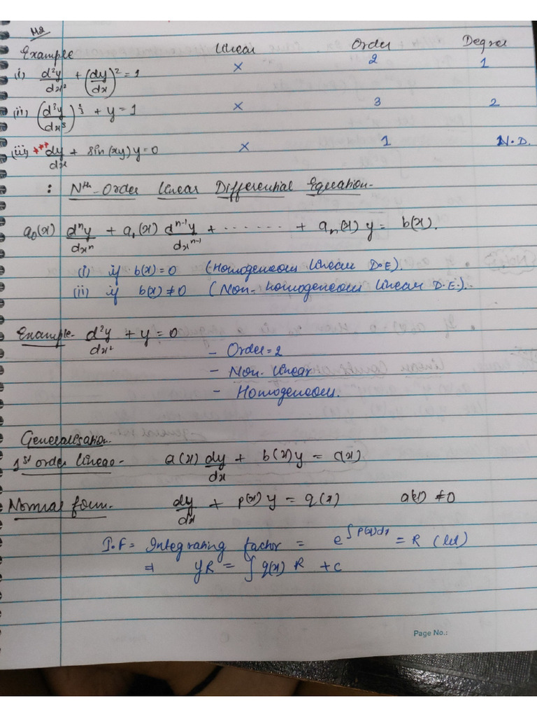 Class Notes | PDF