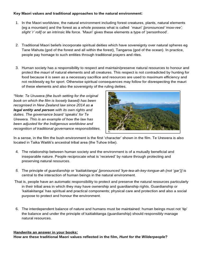 Traditional Maori Values | PDF | Māori People