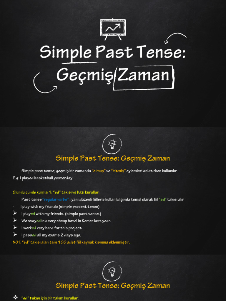 19 - Simple Past Tense | PDF