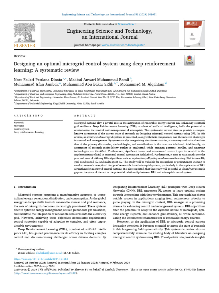 Designing An Optimal Microgrid Control System Using Deep Reinforcement Pdf Control Theory