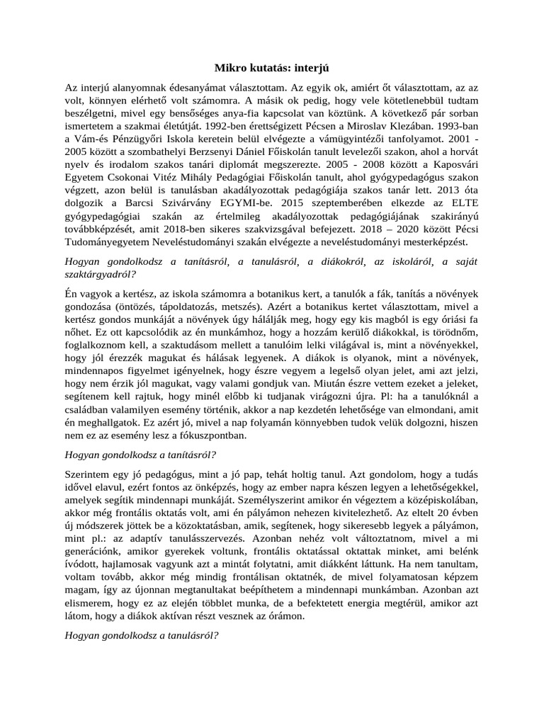 Haasz - Ozseb Elektivfeladat | PDF
