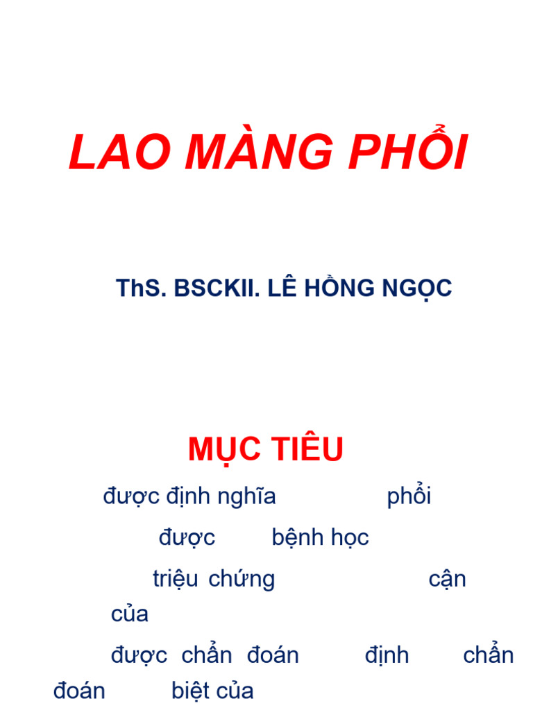 Lao Mang Phoi Y5 2024 Gửi SV | PDF